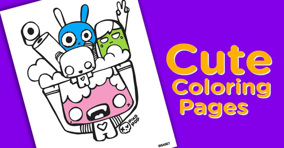 Cute Coloring Pages - CreatableMe