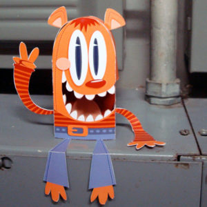 Illustrated Paper Toy Templates - Creatable Me