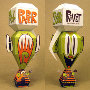 Illustrated Paper Toy Templates - CreatableMe