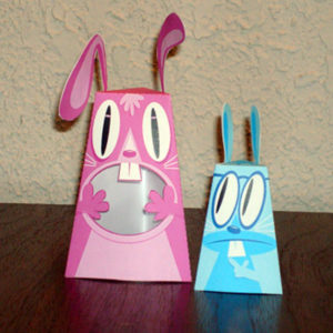 Illustrated Paper Toy Templates - Creatable Me