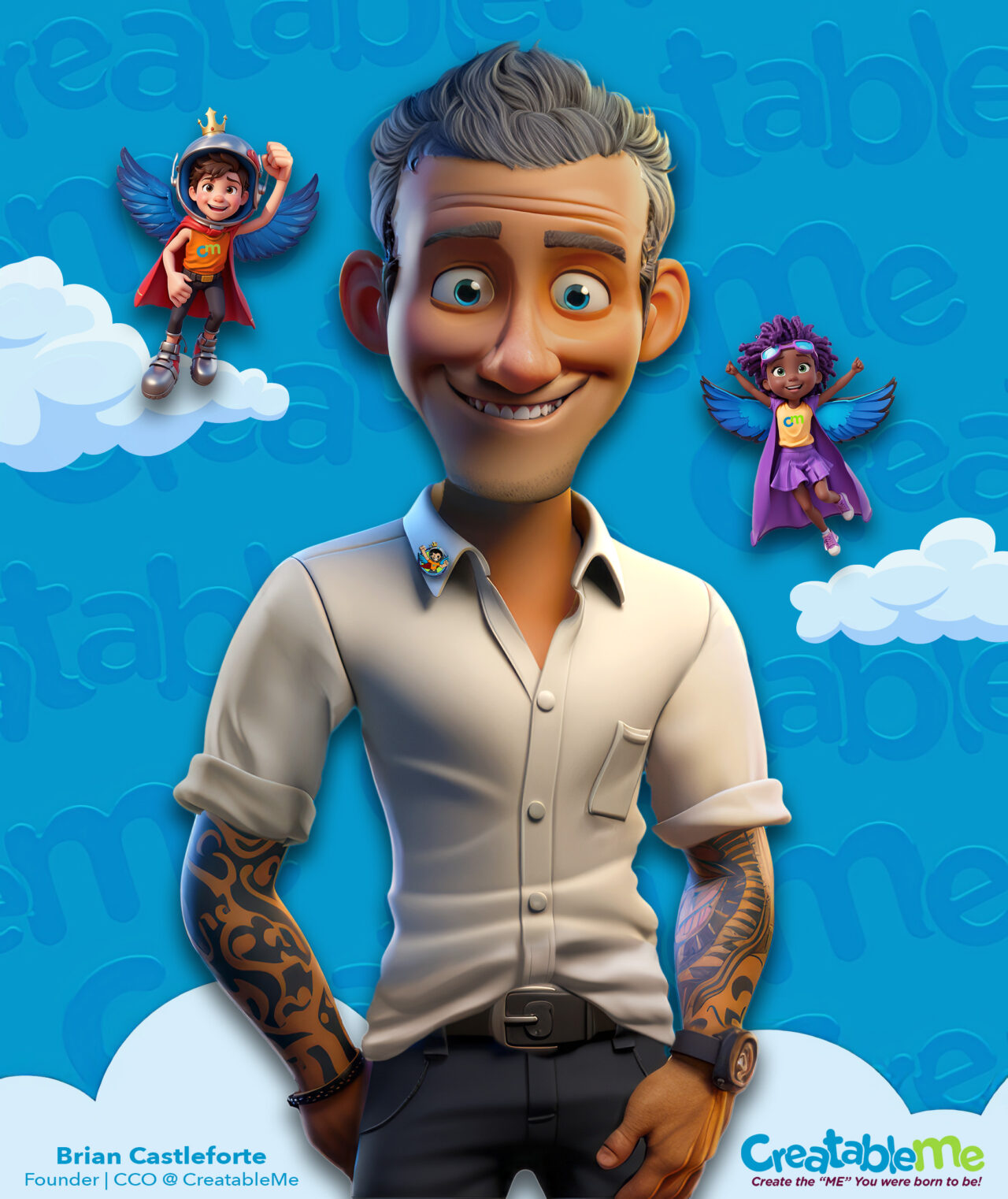 Founder's Superpower Story - CreatableMe